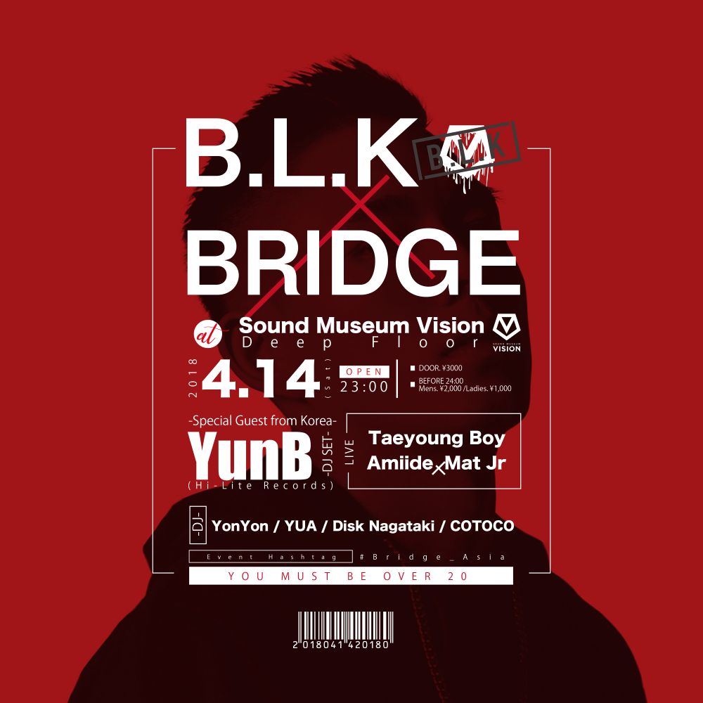 YunB（Hi-Lite Records）、kiLLa、YOUNG COCO、mu-tonら出演 “B.L.K × BRIDGE”が開催 ...