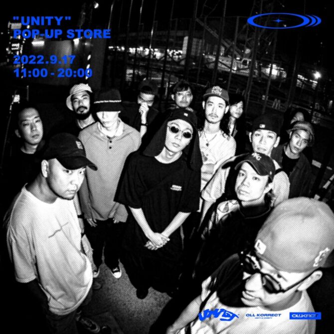 Oll Korrect、2ndアルバム『UNITY』本日リリース ポップアップ展開のアイテムも公開