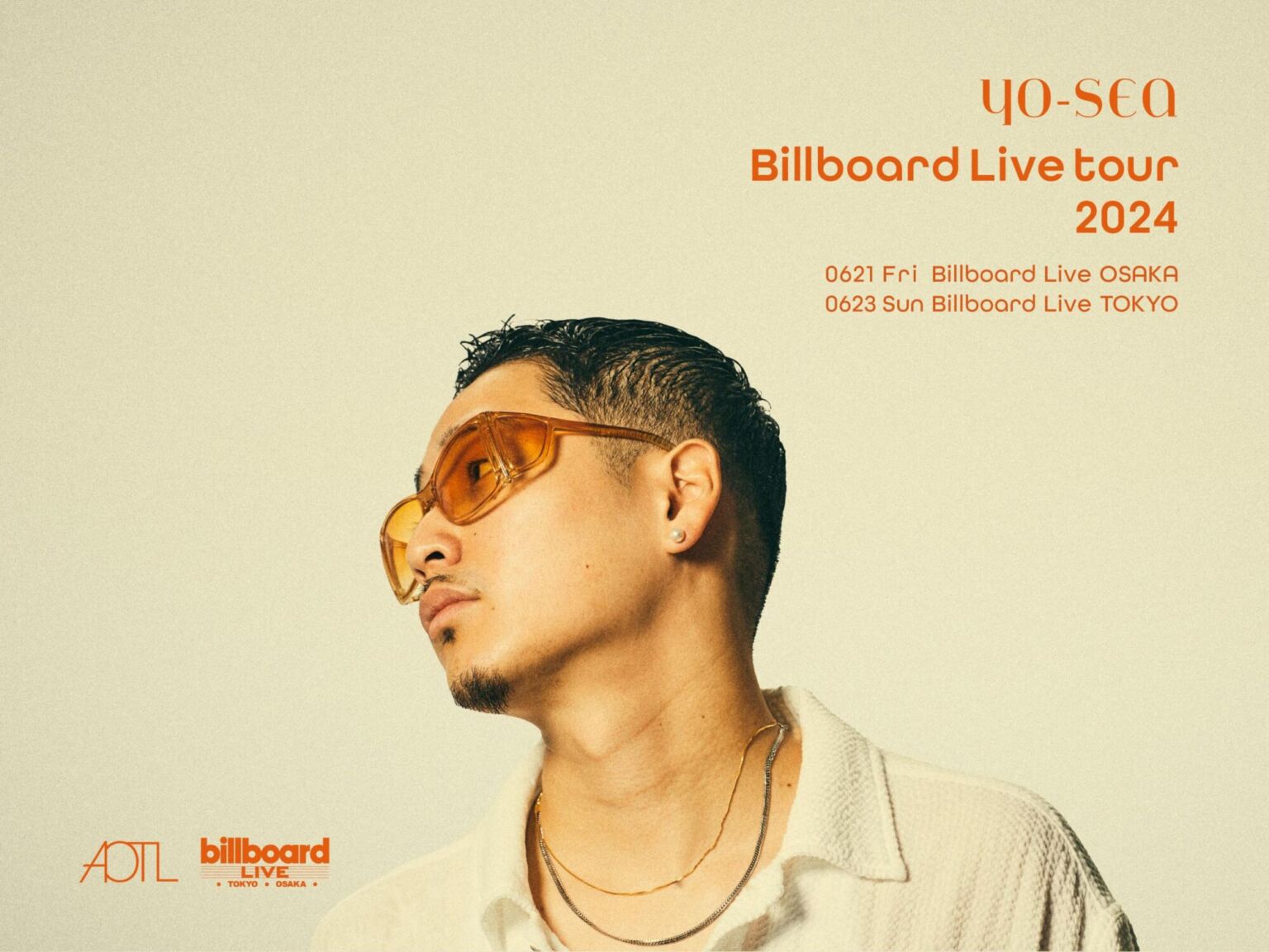 Yo-Sea、 フルバンドセット披露するBillboard Live東阪ツアー開催