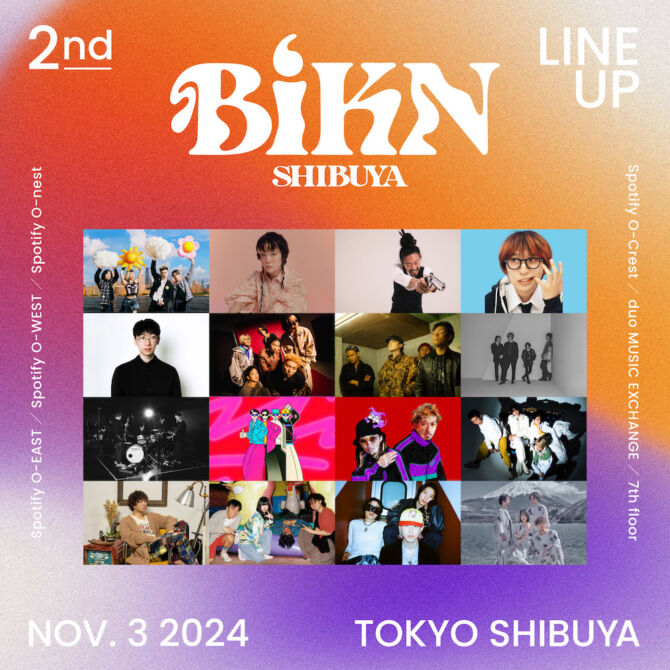 『BiKN shibuya』最終発表で香港より初来日となるArches、Sailor Honeymoonら9組
