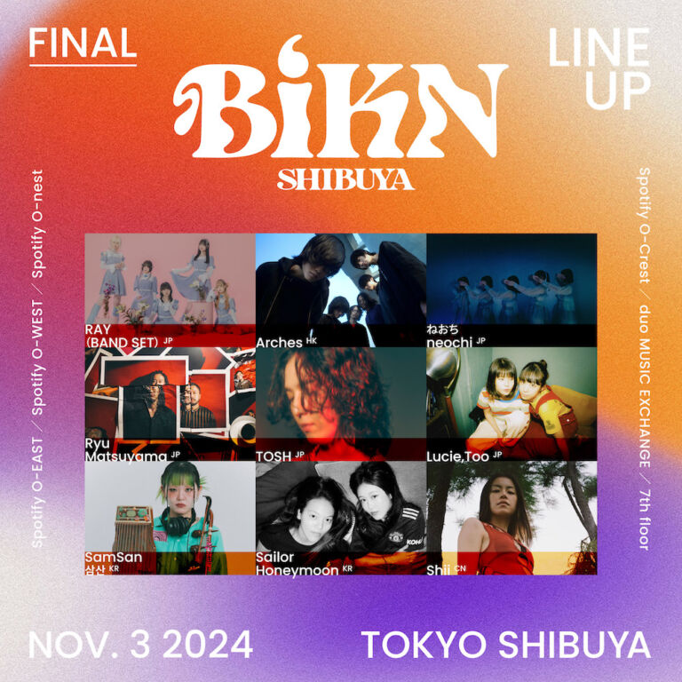 『BiKN shibuya』最終発表で香港より初来日となるArches、Sailor Honeymoonら9組