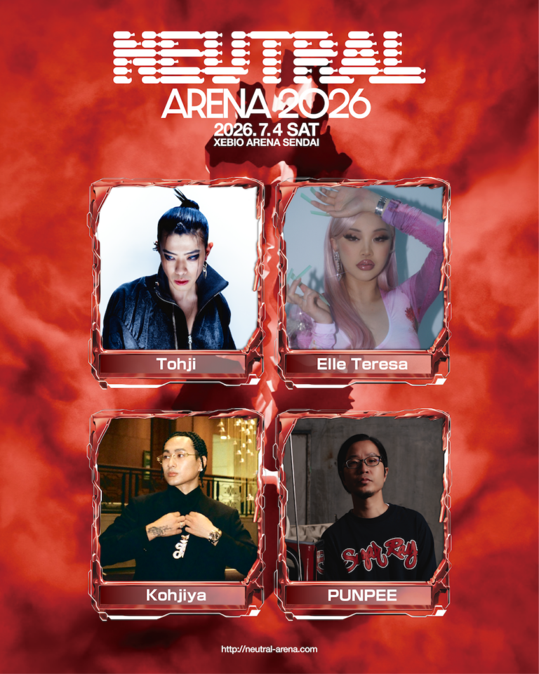 『NEUTRAL ARENA 2026』第3弾発表でYELLASOMA、YOUNG GAGA GG DIORら5組